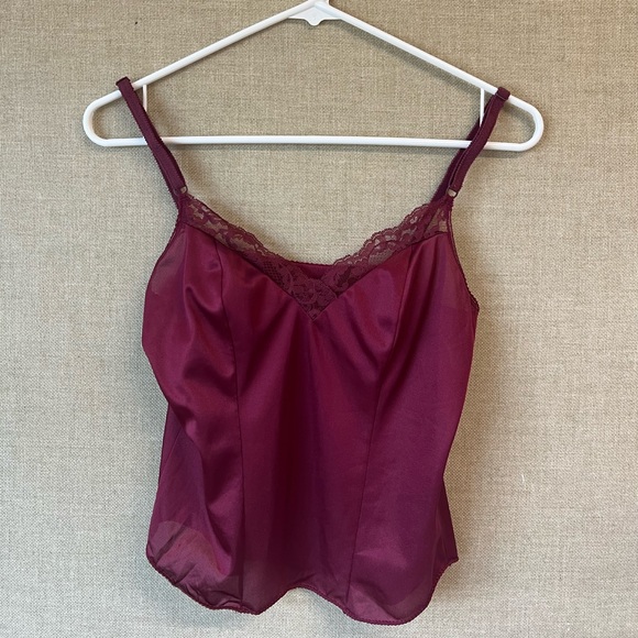 Tops | 196s Vintage Satin Lingerie Cami | Poshmark